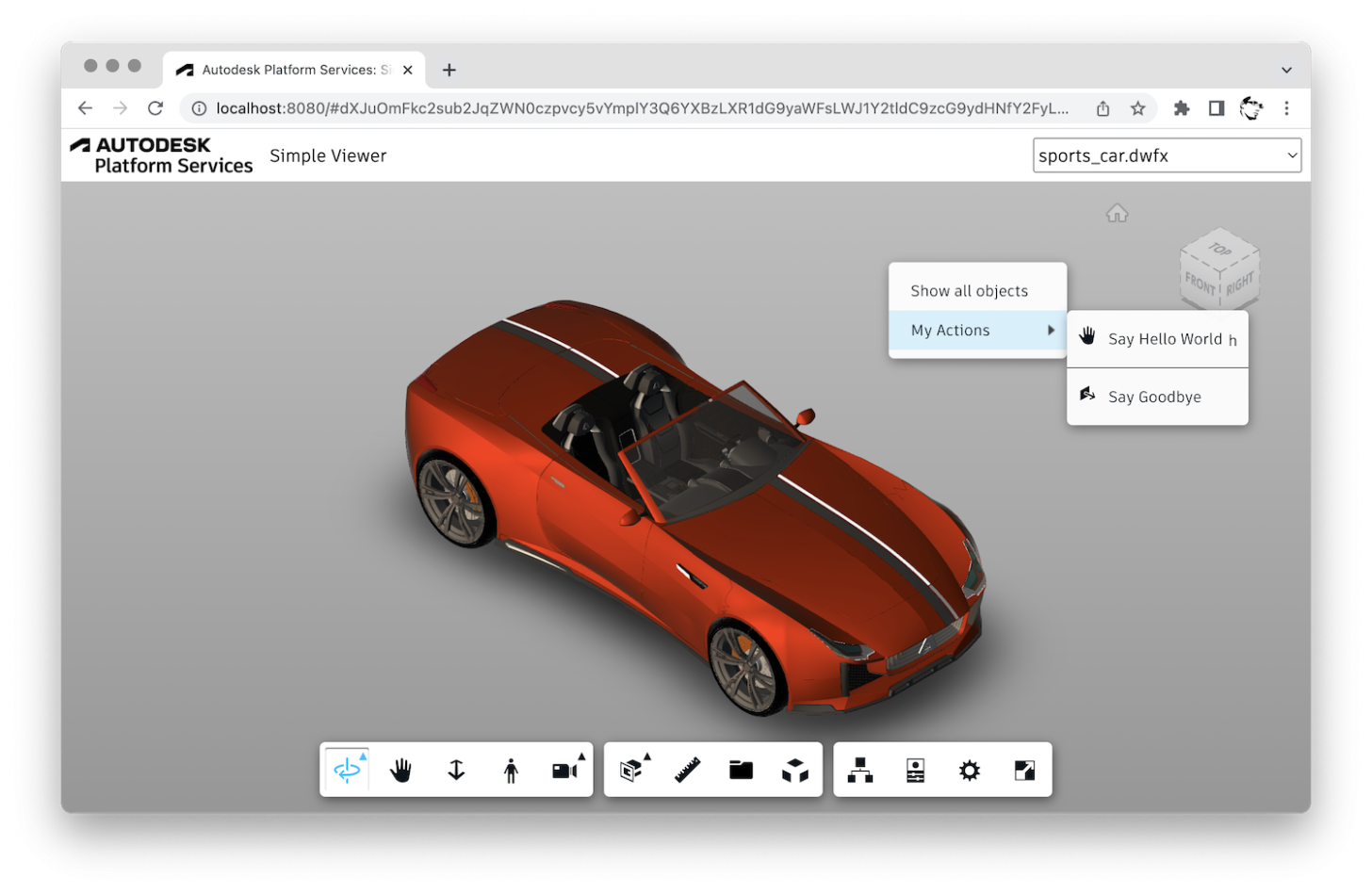 Customizing Viewer Context Menus Part 2 Autodesk Platform Services 5046